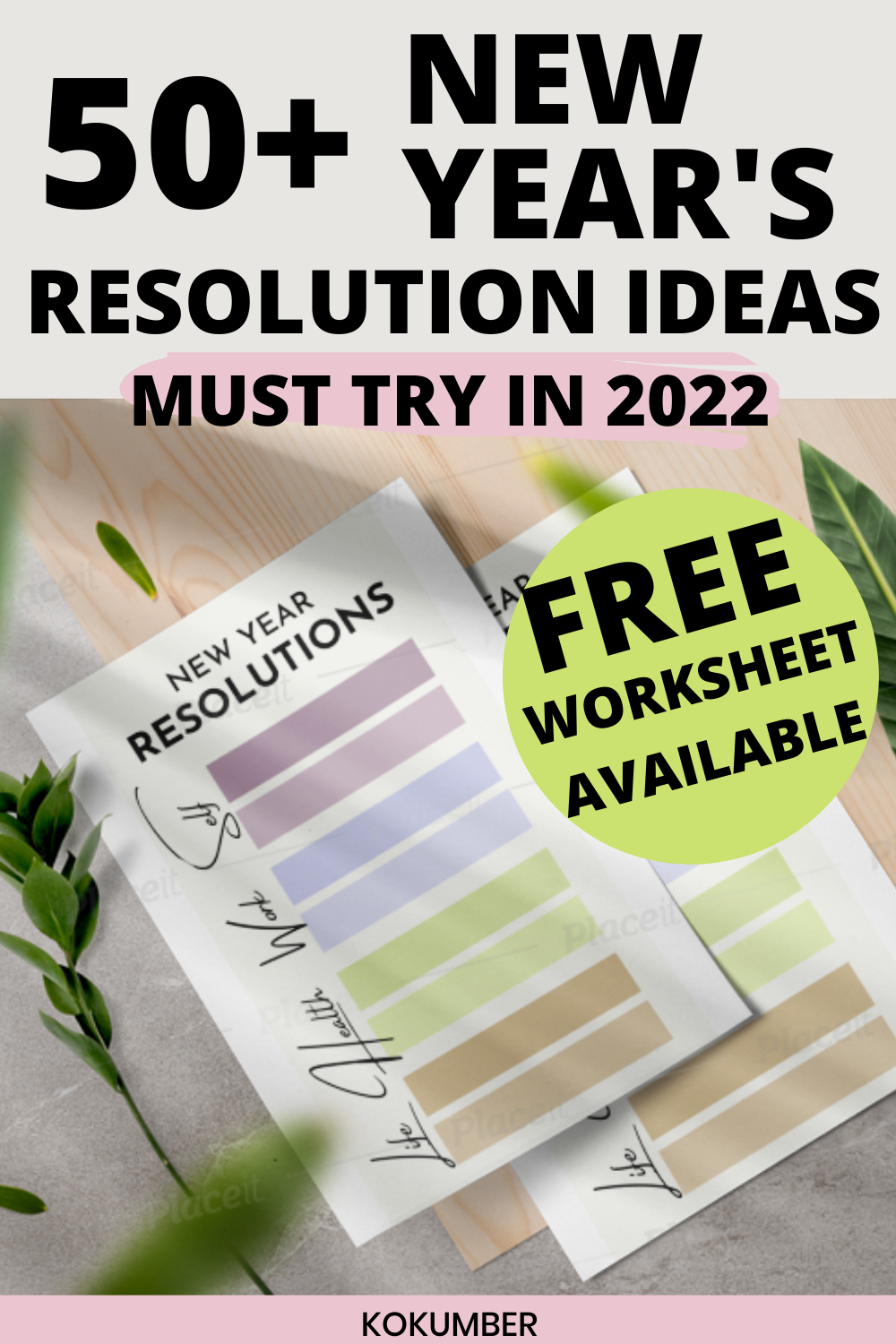 50+ Simple and Achievable New Year's Resolutions Ideas – Kokumber
