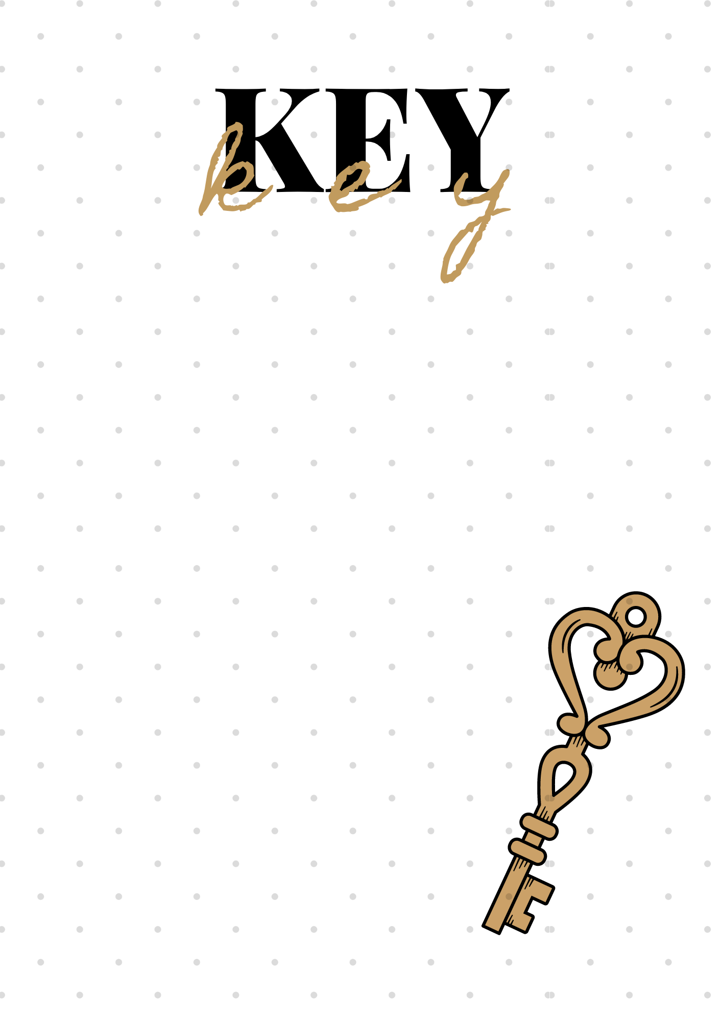 How To Easily Create A Bullet Journal Key, Index & First Page – Kokumber