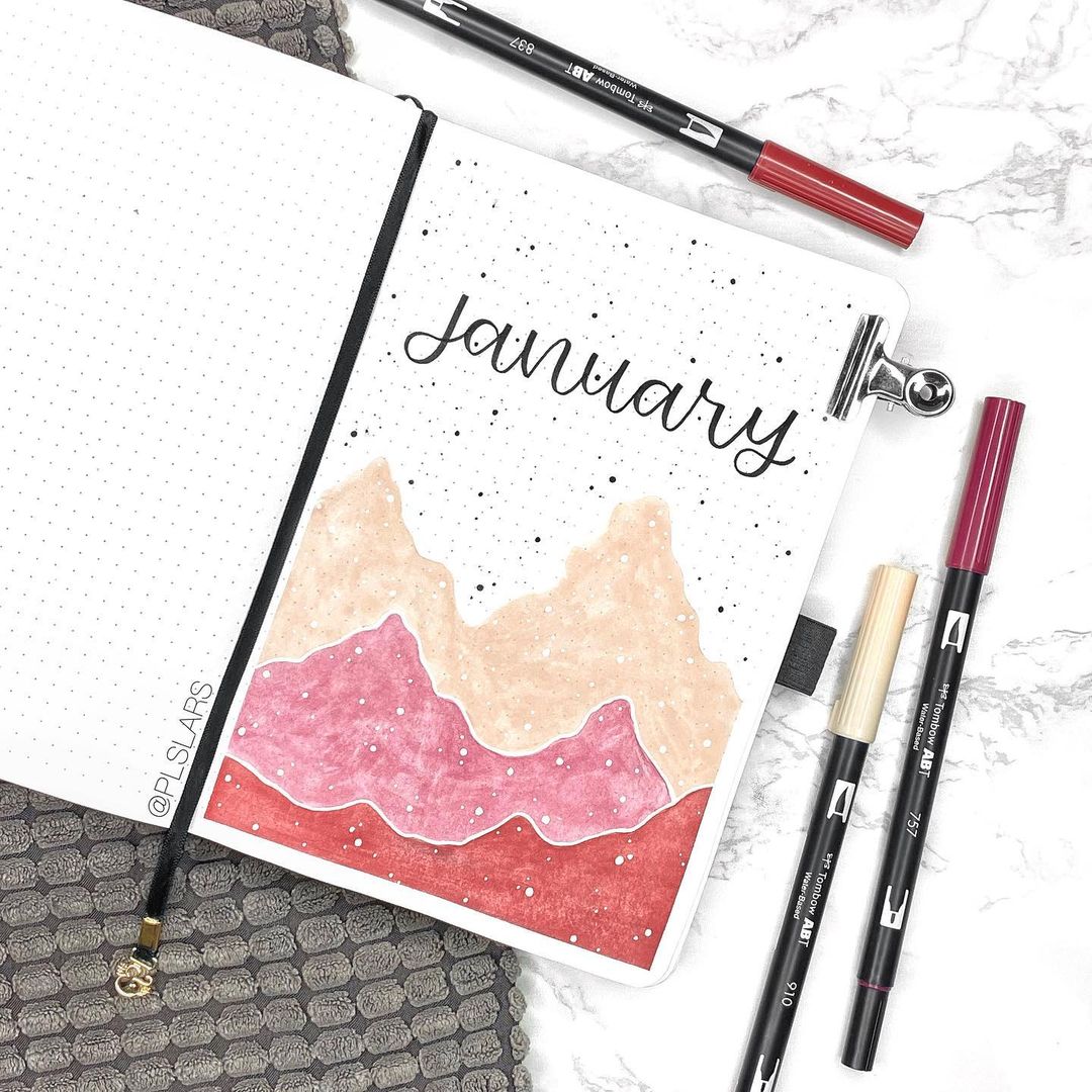21+ Unique January Bullet Journal Ideas You Have To Try – Kokumber