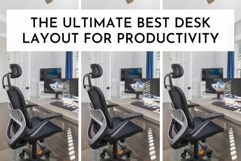 The Best Desk Layout For Productivity (Minimal + Clean) – Kokumber