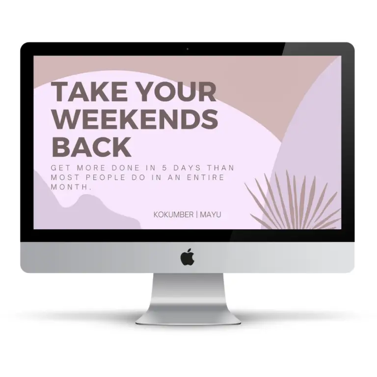 The Best (& Realistic) Weekly Planning Checklist For Your Busy Weeks ...